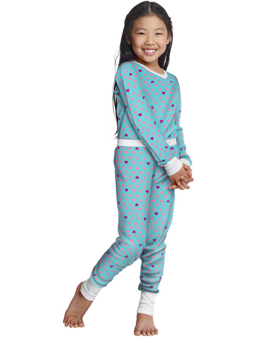34600 - Hanes X-Temp Girls` Thermal Set