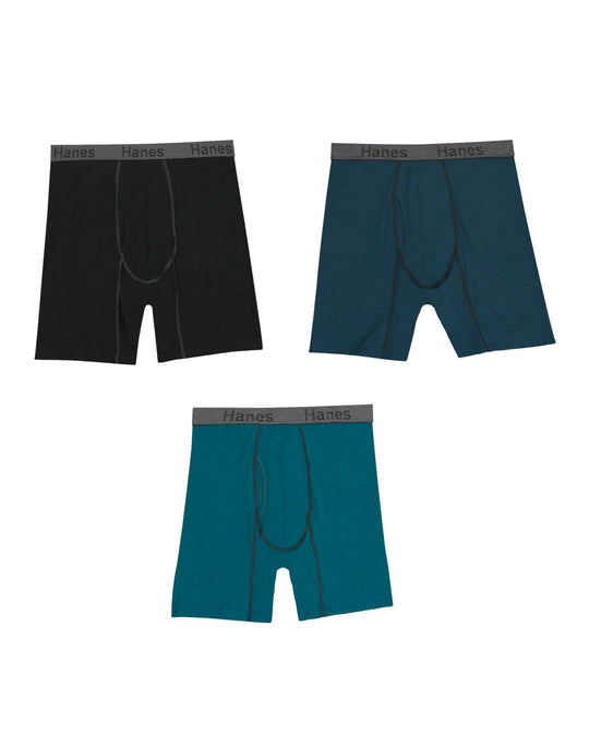Cfflc4 Hanes Mens Comfort Flex Fit Ultra Soft Cotton Stretch Long Leg